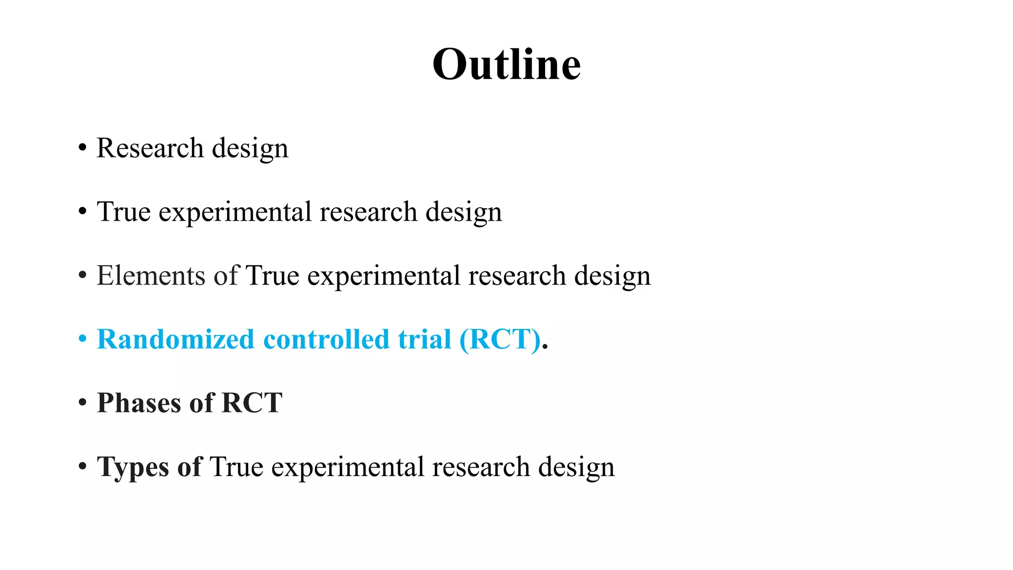 True experimental research design | PPTX