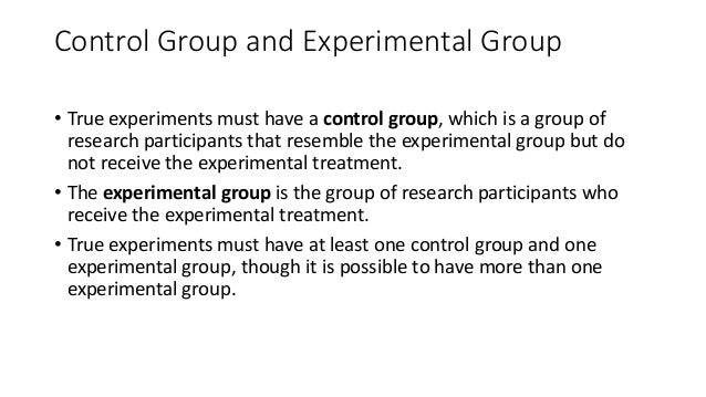True experimental study design