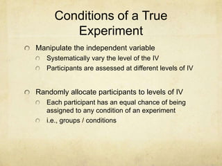 True Experiments | PPTX