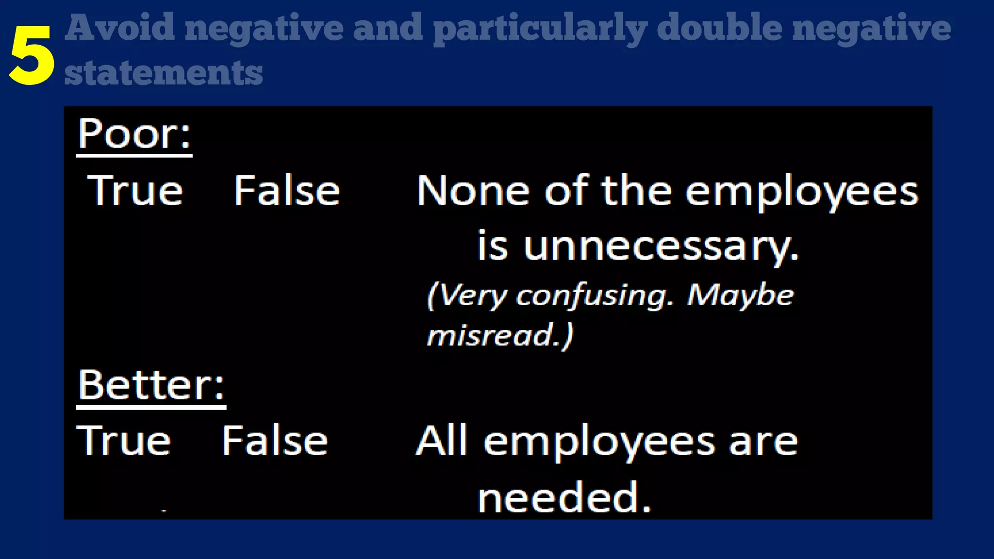 Writing True/False, Binary Choice, and Interpretive Exercises Test ...