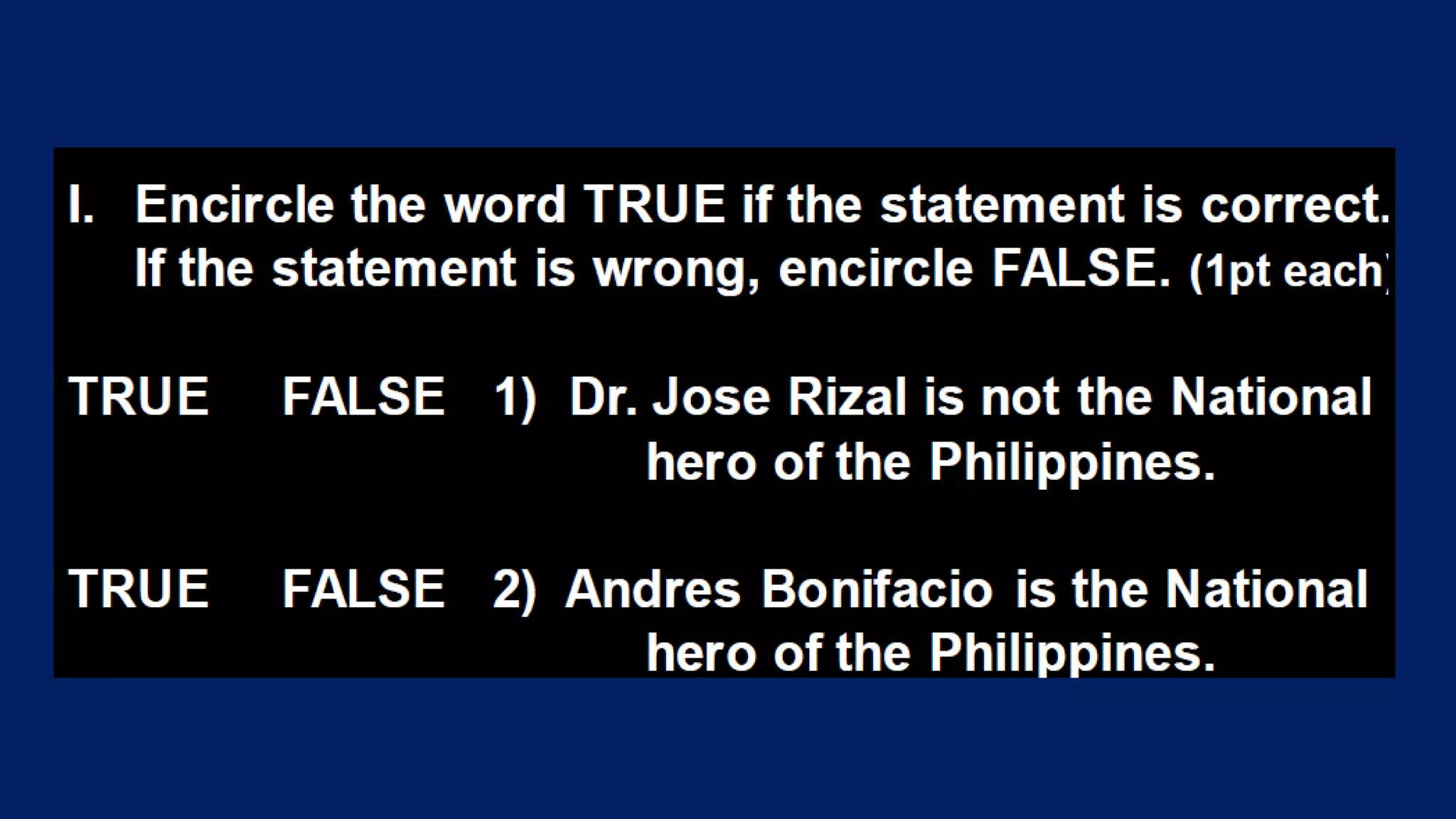 Writing True/False, Binary Choice, and Interpretive Exercises Test ...