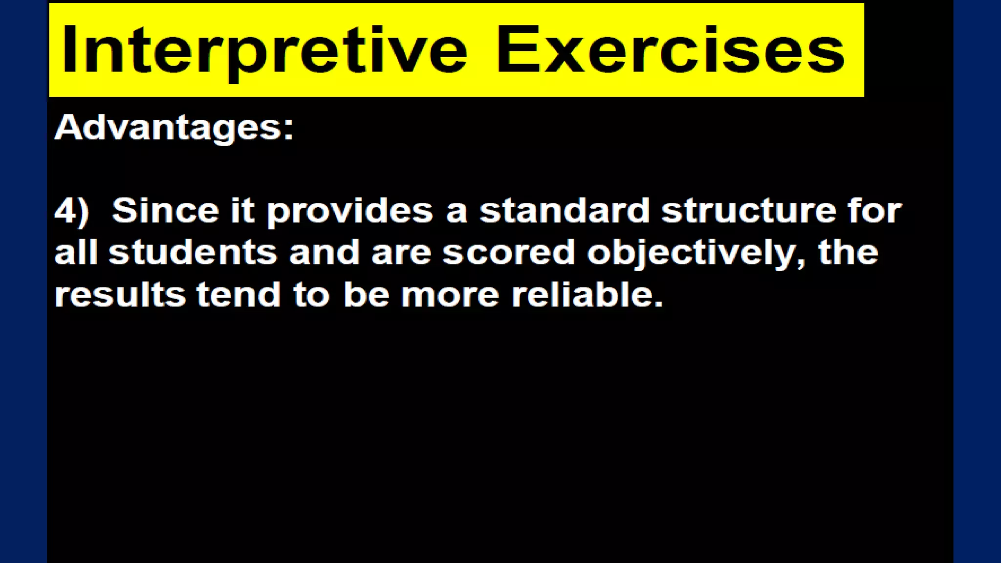 Writing True/False, Binary Choice, and Interpretive Exercises Test ...