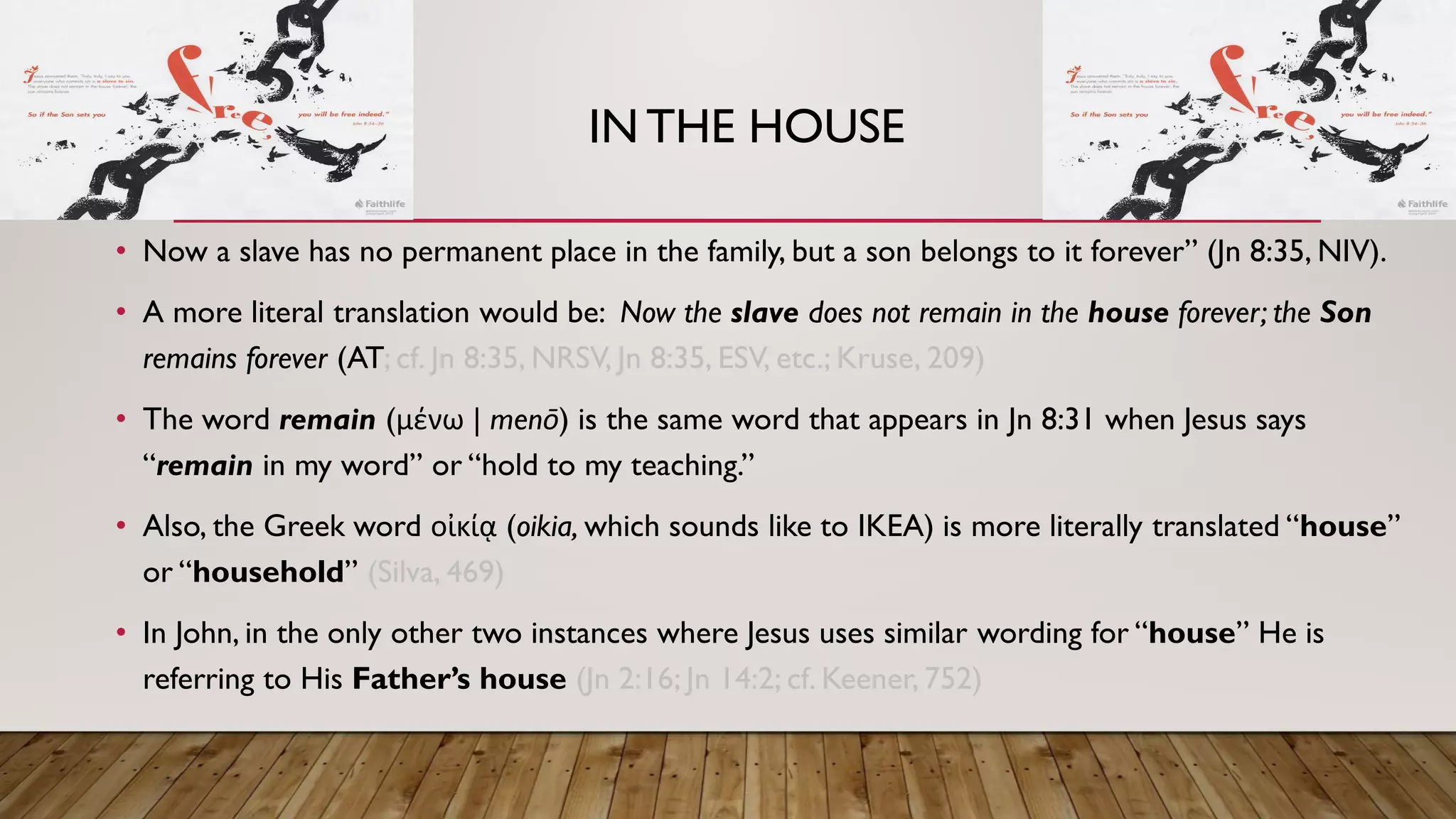 True Freedom, Indeed | John 8:31-36 Bible Study | PDF