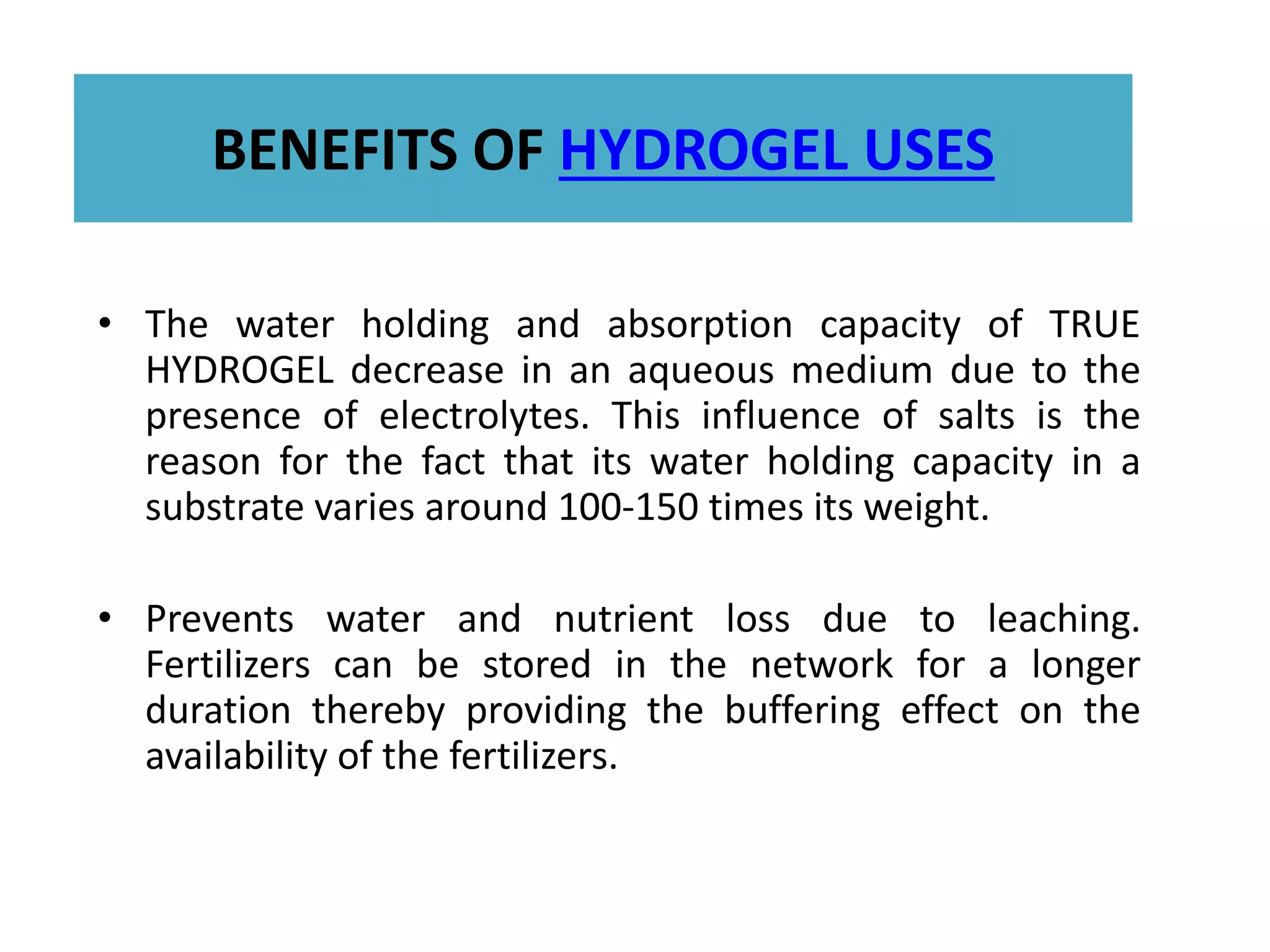 Truehydrogel ppt | PPTX