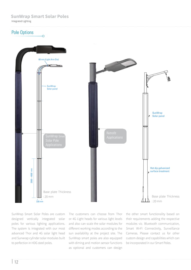 Truelite sun wrap smart solar poles | PDF