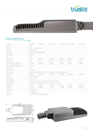 Truelite sun wrap smart solar poles | PDF