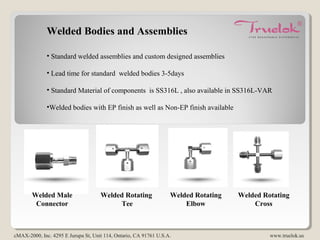 Truelok Valves & Fittings | PPT