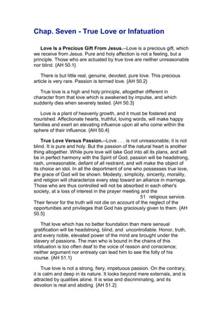 True love and infactuation | DOCX