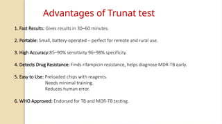TRUENAT TEST for detection of Tuberculosis | PPTX