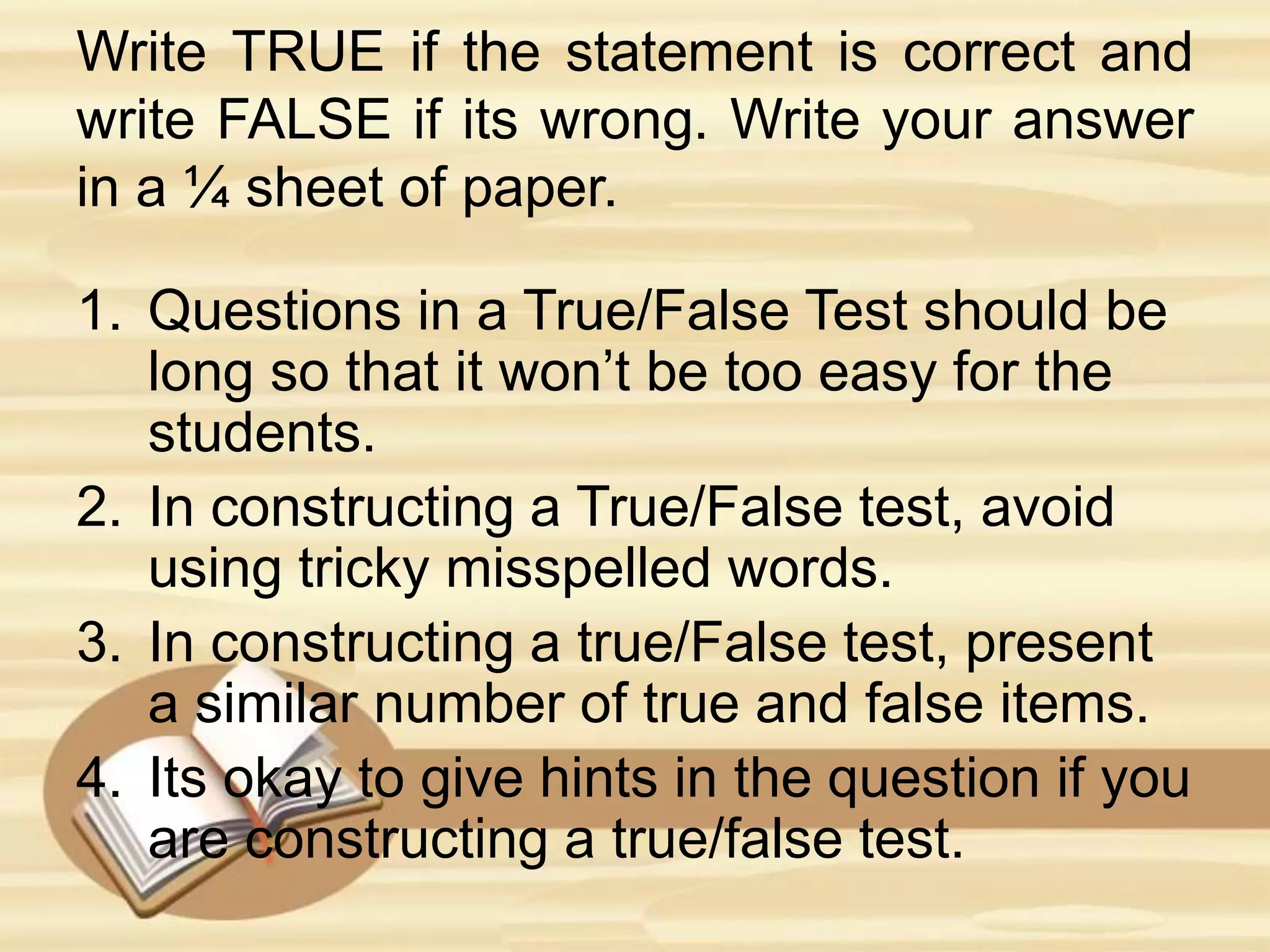 True or false | PPTX