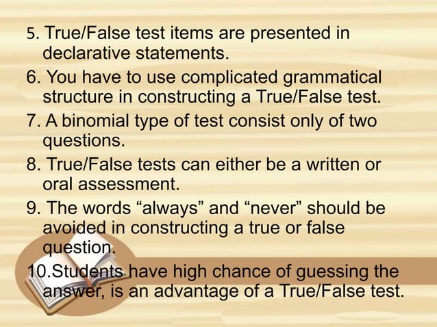 True or false | PPTX