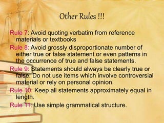 True or false | PPT