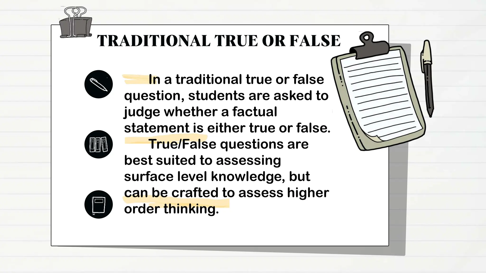The MODIFIED TRUE OR FALSE ASSESSMENT.PPTX