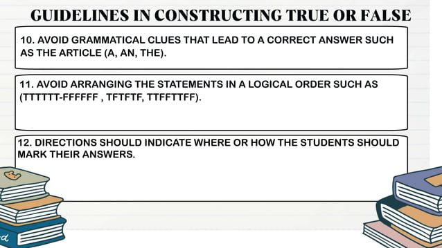The MODIFIED TRUE OR FALSE ASSESSMENT.PPTX | Standardized Testing ...
