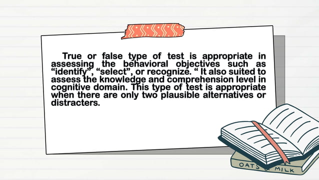 The MODIFIED TRUE OR FALSE ASSESSMENT.PPTX | Standardized Testing ...