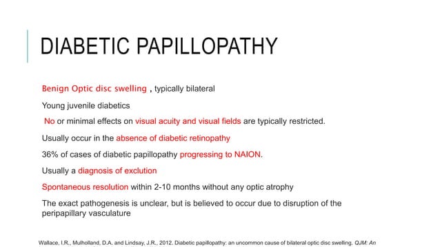 Optic Disc Swelling | PPTX | Eye and Vision Conditions | Diseases and ...
