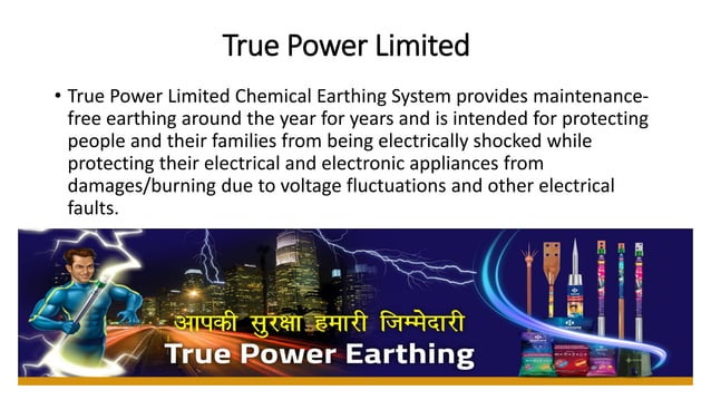 True Power Limited Chemical Earthing | PDF