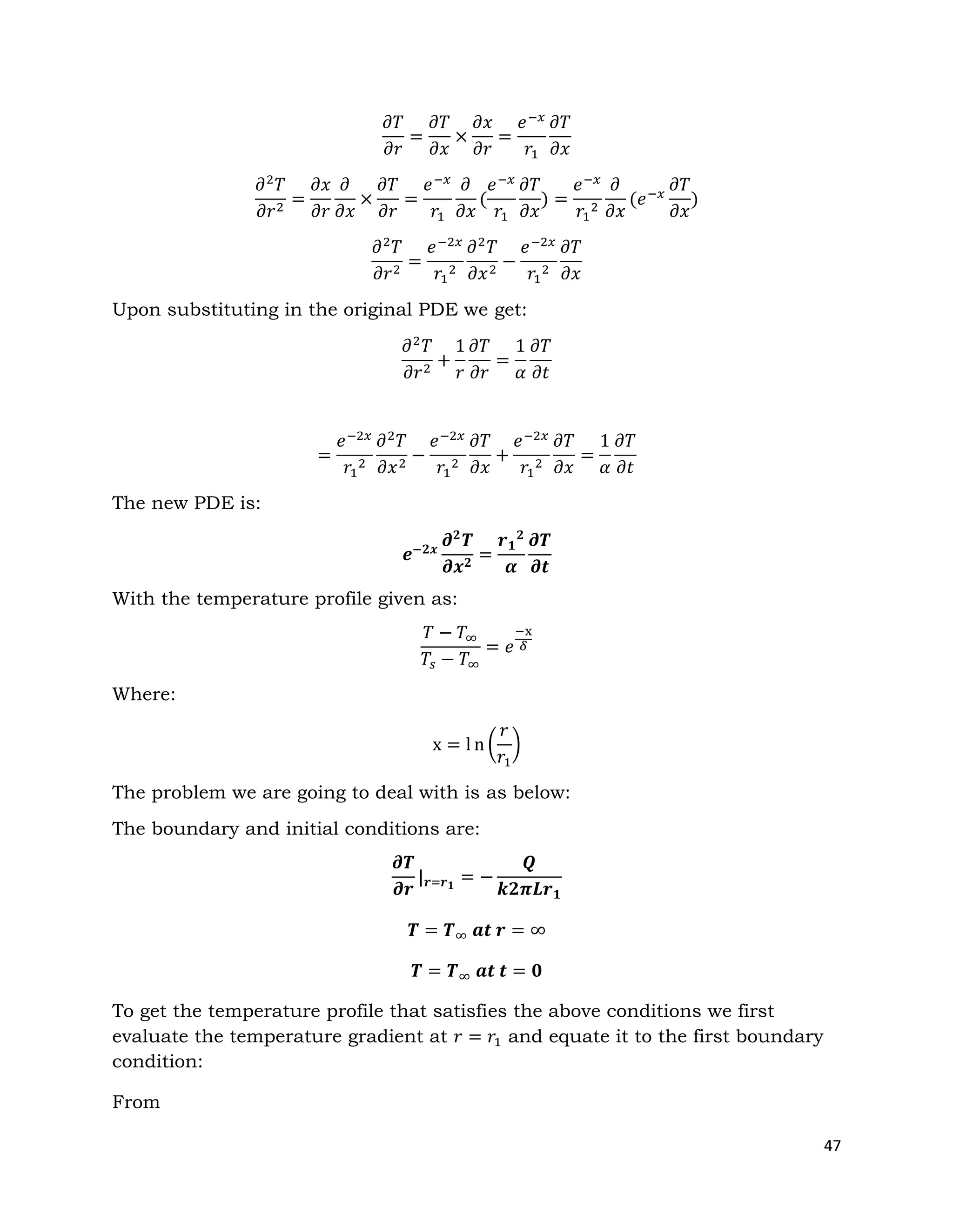TRANSIENT RADIAL HEAT CONDUCTION WITH BESSEL FUNCTIONS AND INTEGRAL ...