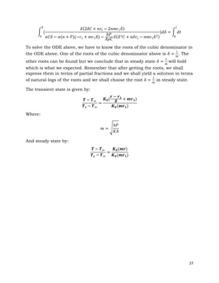 TRANSIENT RADIAL HEAT CONDUCTION WITH BESSEL FUNCTIONS AND INTEGRAL ...