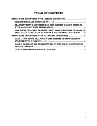 TRANSIENT RADIAL HEAT CONDUCTION WITH BESSEL FUNCTIONS AND INTEGRAL ...
