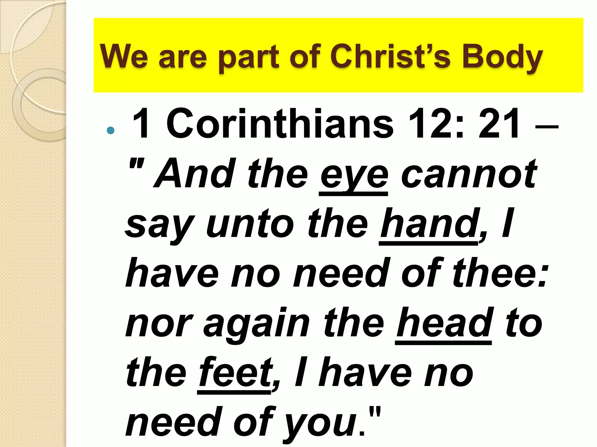 True Unity In Christ | PPTX