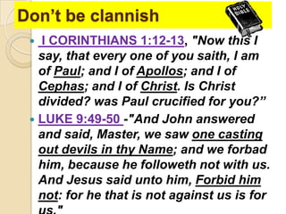 True Unity In Christ | PPTX