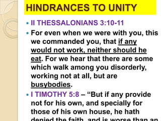 True Unity In Christ | PPTX