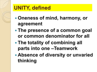 True Unity In Christ | PPTX