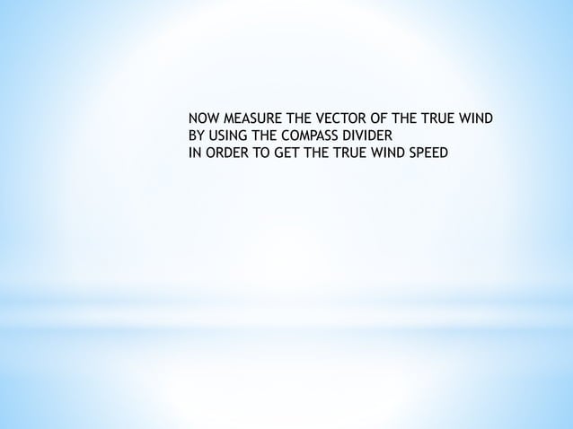 True wind speed and direction calculation and plotting | PPTX | Sailing ...