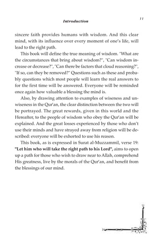 True wisdom described in the Qur’an. english | PDF
