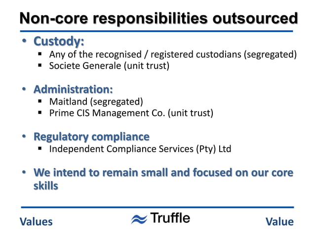 Truffle Asset Management | PPT