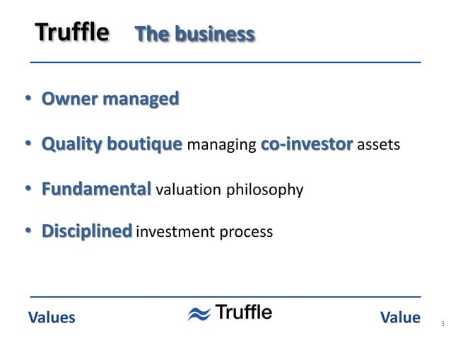 Truffle Asset Management | PPT