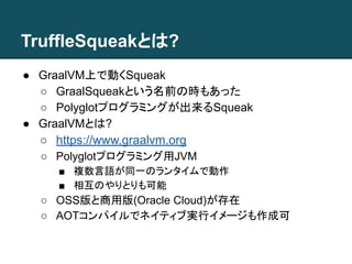 TruffleSqueakの紹介 | PPT