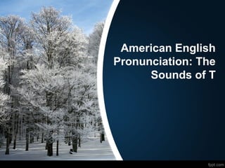 T rules pronunciation | PPT