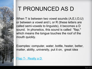 T rules pronunciation | PPT