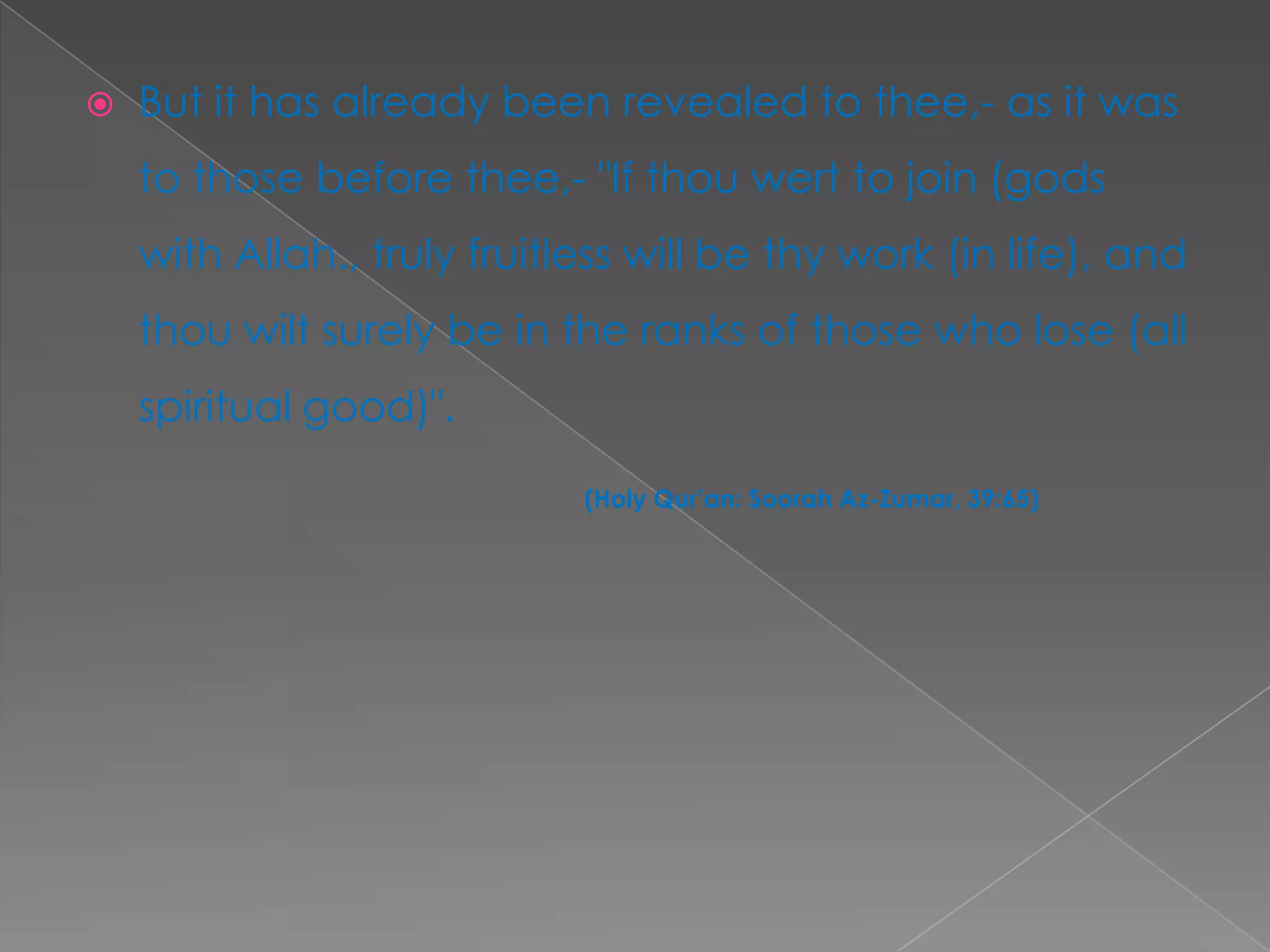 Truly fruitless will be thy work | PPSX