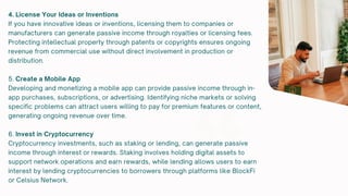 Top Most Considerable Passive Income Ideas for Financial Freedom | PPT