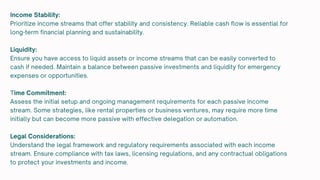 Top Most Considerable Passive Income Ideas for Financial Freedom | PPT