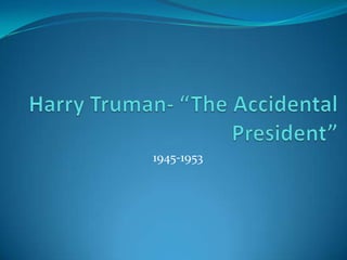 Truman Day 2 Notes - Atomic Bomb | PPT