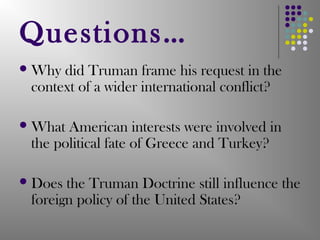 Truman doctrine and containment | PPT