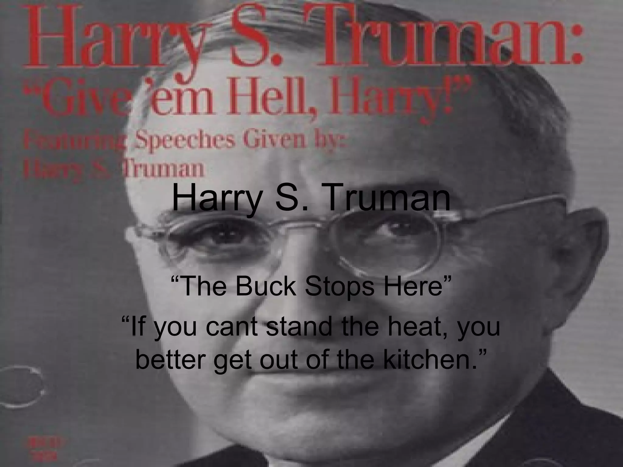 Truman domestic policies | PPT