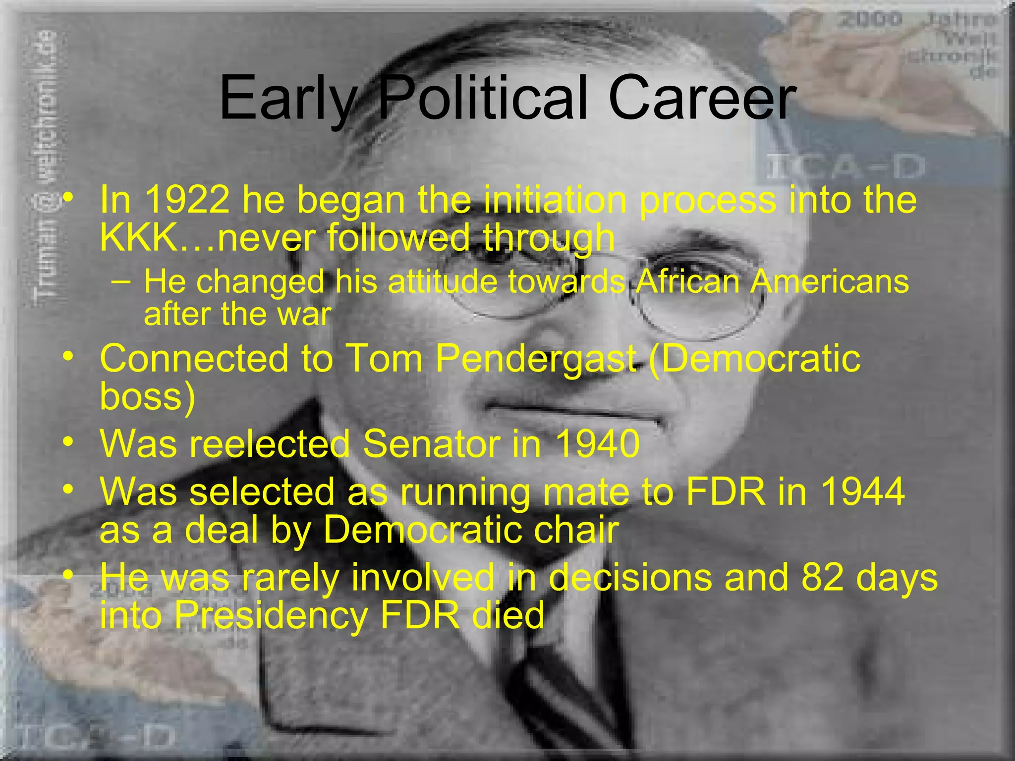 Truman domestic policies | PPT