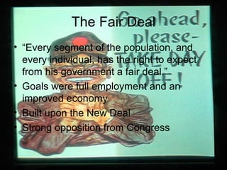 Truman domestic policies | PPT