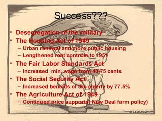 Truman domestic policies | PPT