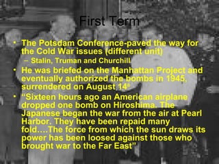Truman domestic policies | PPT