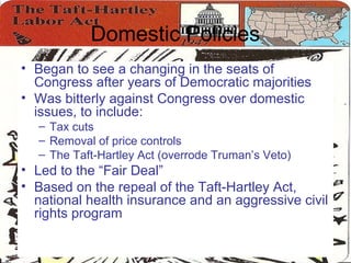 Truman domestic policies | PPT