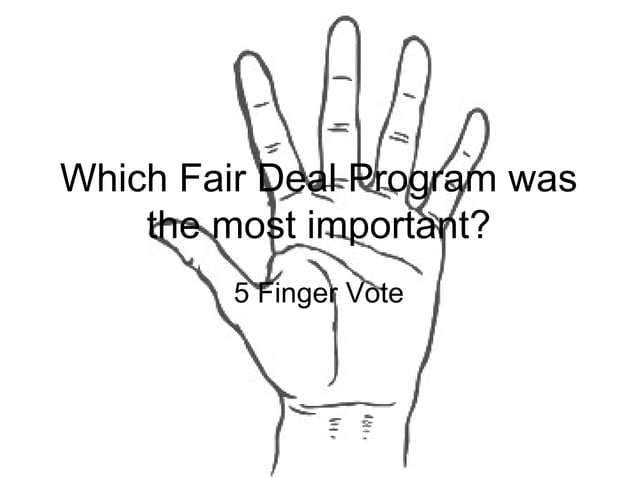 Truman's fair deal | PPT