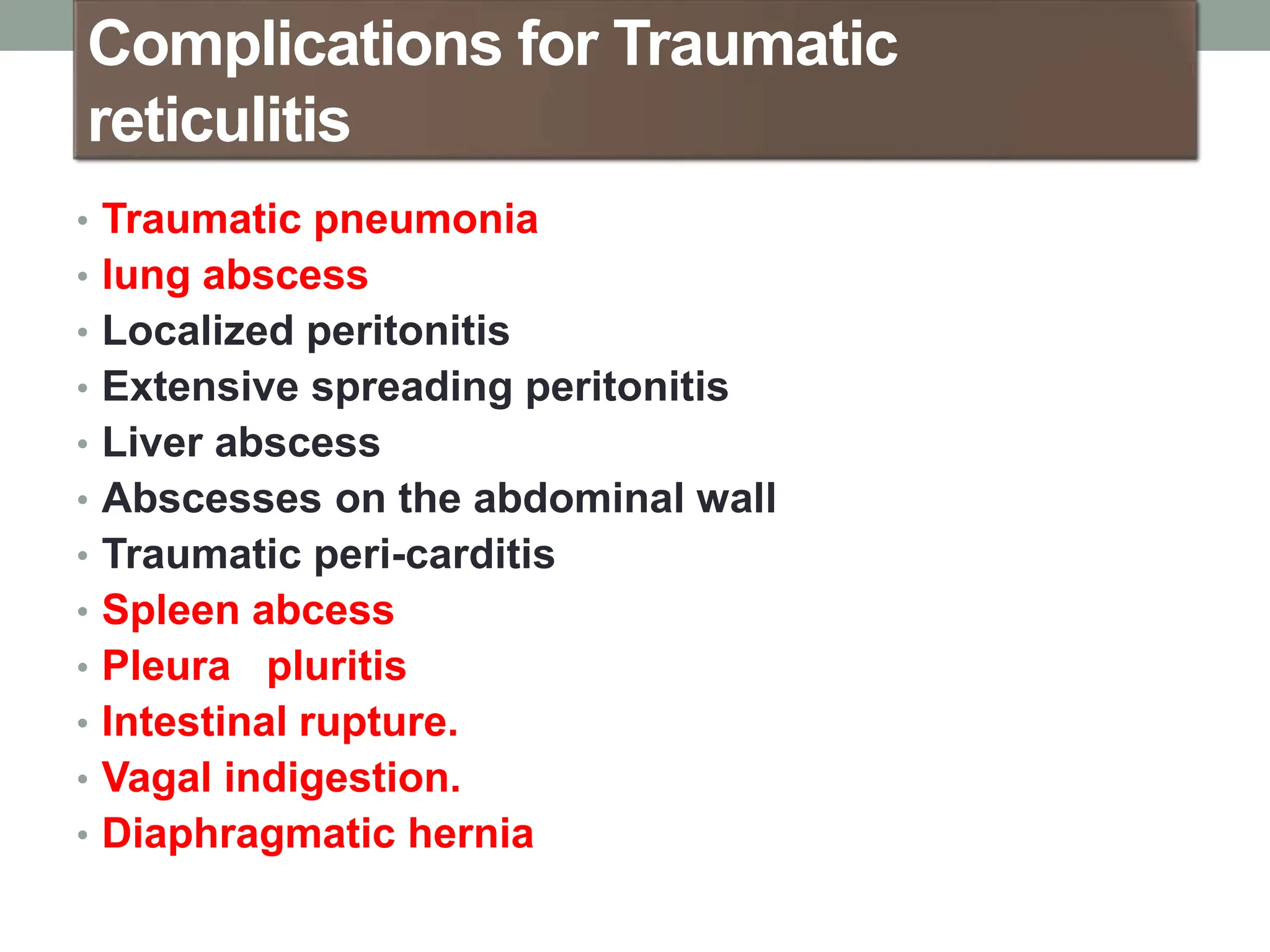 trumatic in veterinary in the fourh years | PPTX