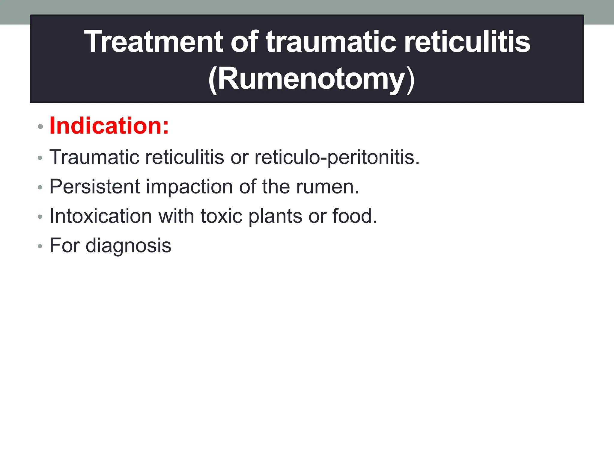 trumatic in veterinary in the fourh years | PPTX