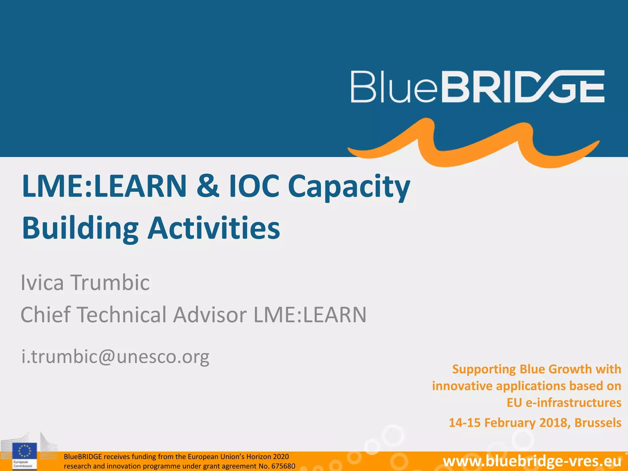 LME: LEARN & IOC Capacity Building Activities | PPT